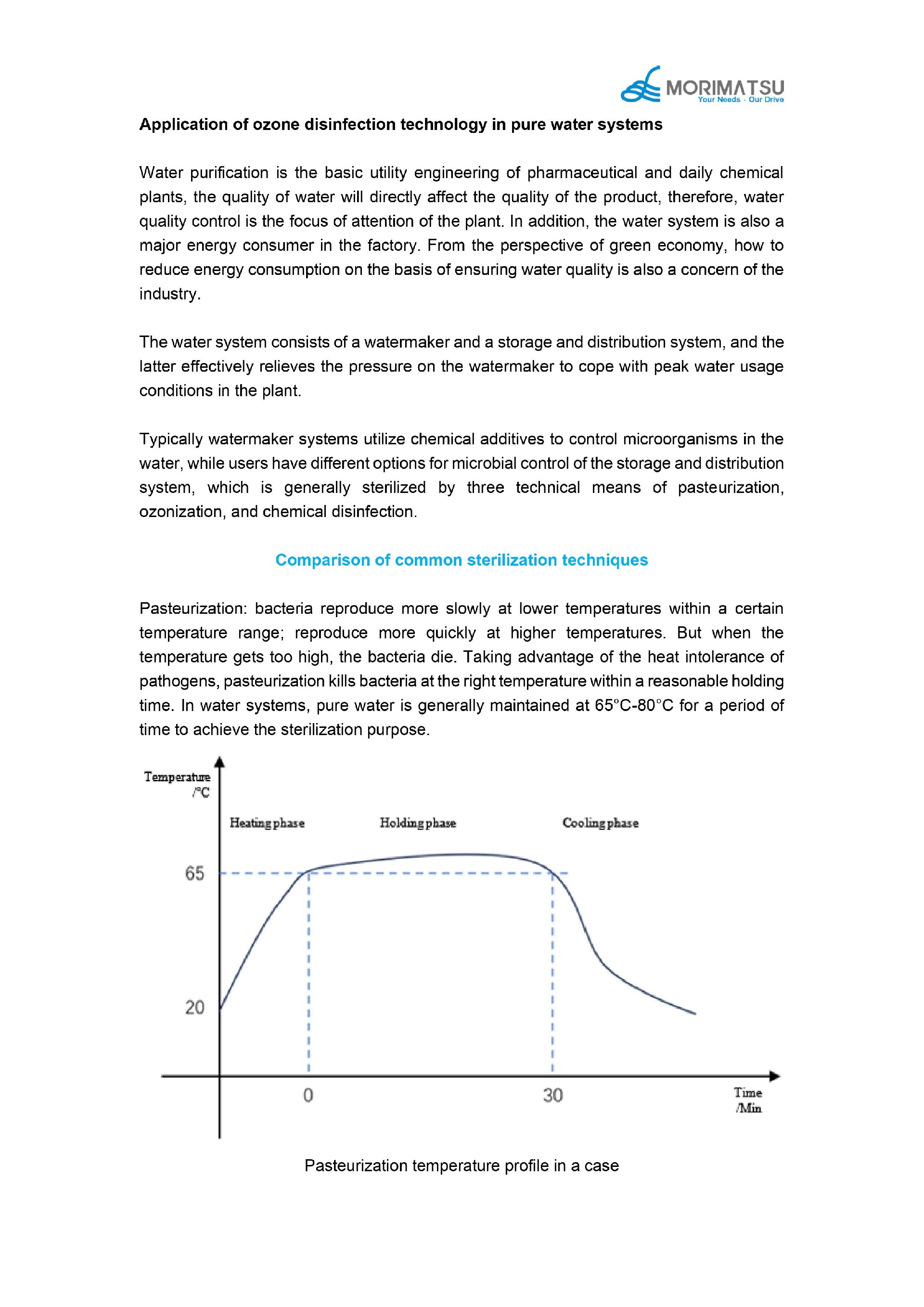 Application of ozone disinfection technology in pure water systems ...