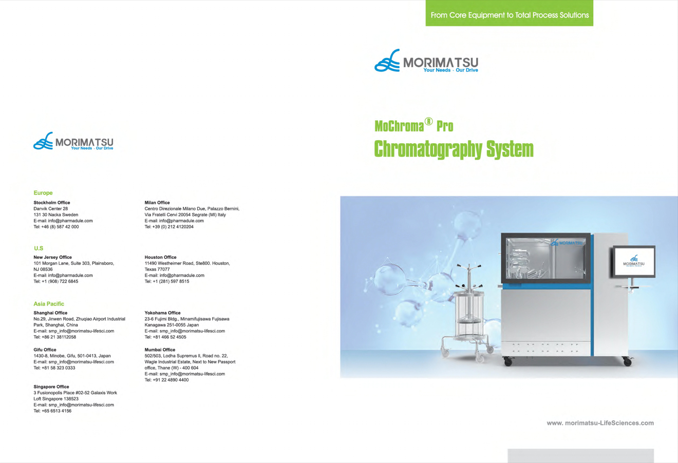 Industrial Chromatography System-Company Brochure-Morimatsu LifeSciences